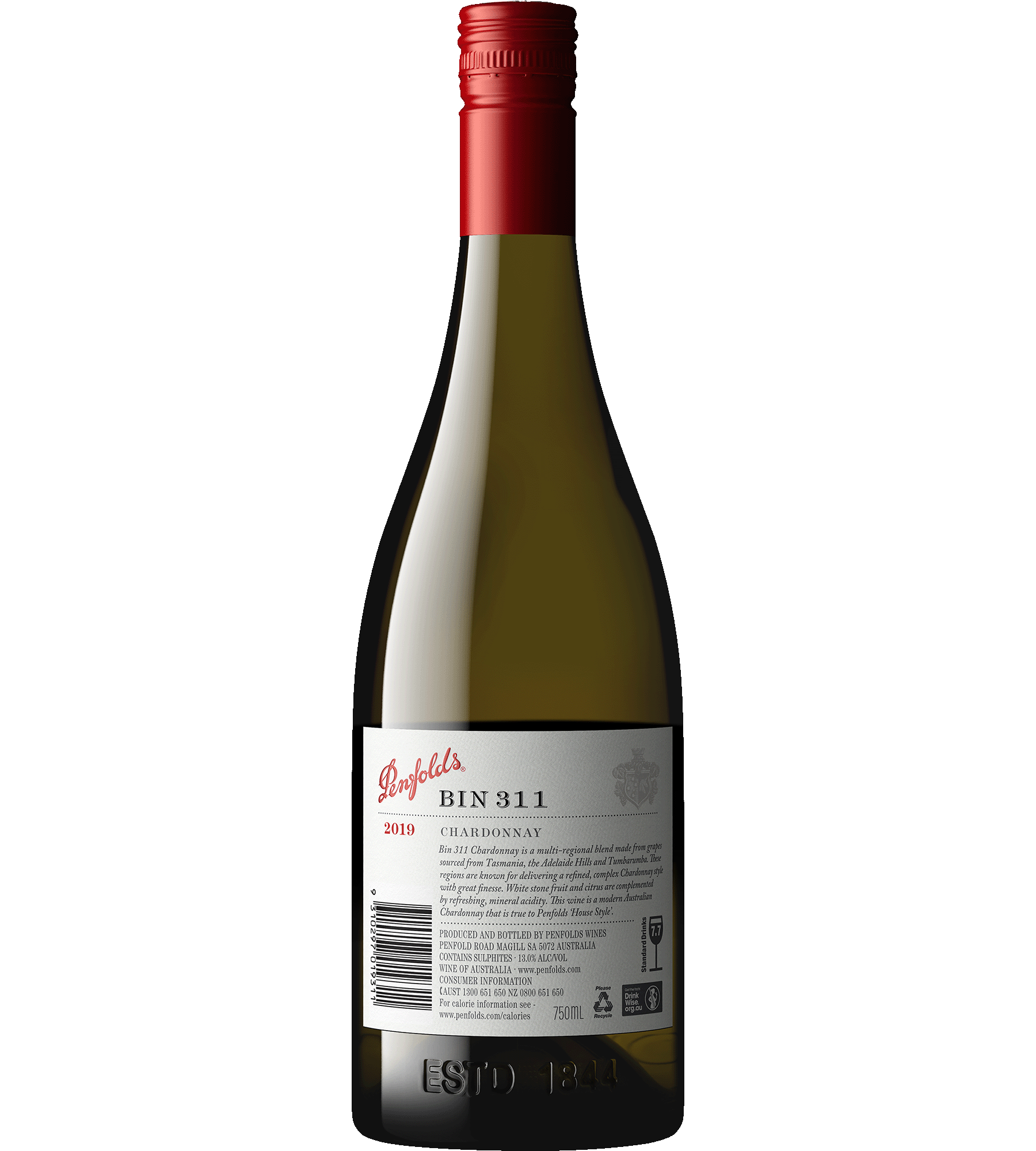 Bin 311 Chardonnay 2019 | Australian Chardonnay | Penfolds Wines
