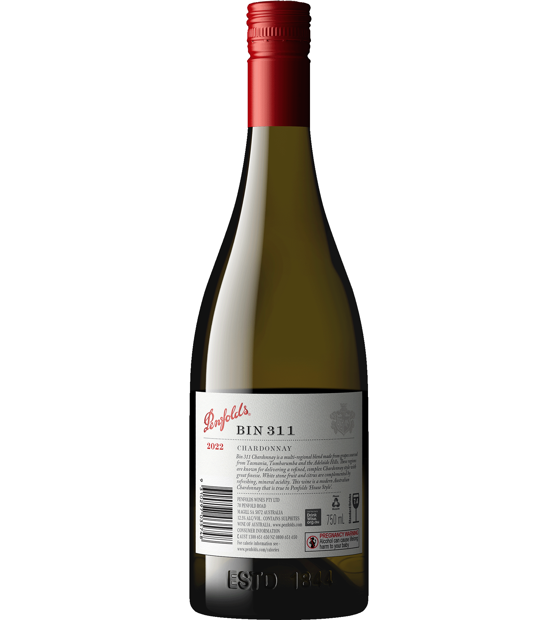 Bin 311 Chardonnay 2022 | White Wine | Penfolds Wines