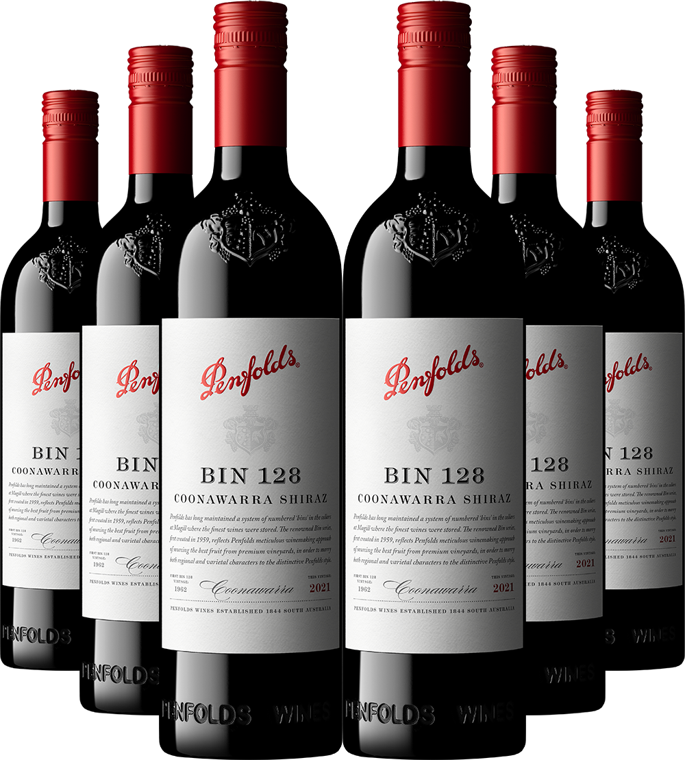 Bin 128 Coonawarra Shiraz 2021 Six Bottle Offer